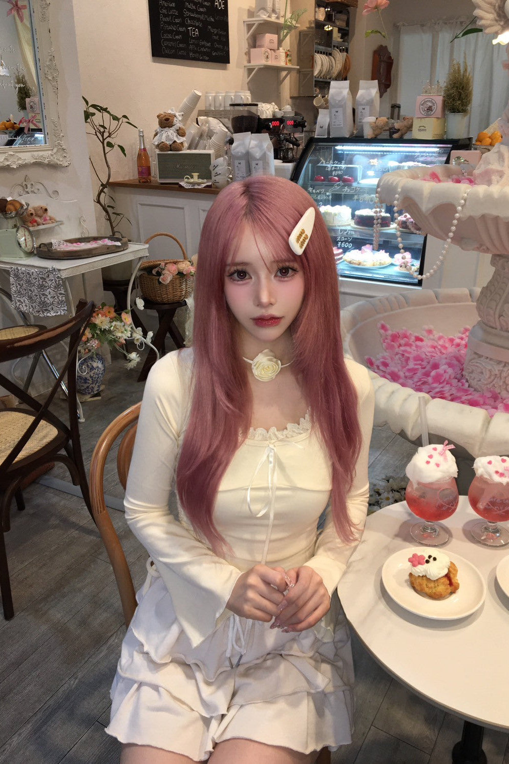 front ribbon lovely tops KR10144